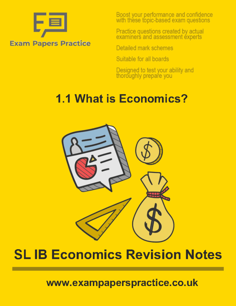 SL IB Economics Revision Notes | Exam Papers Practice For GCSE, IGCSE ...