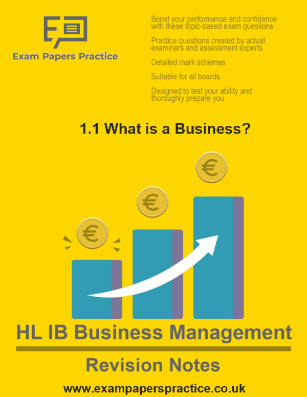 HL IB Business Management Revision Notes - Exam Papers Practice For ...