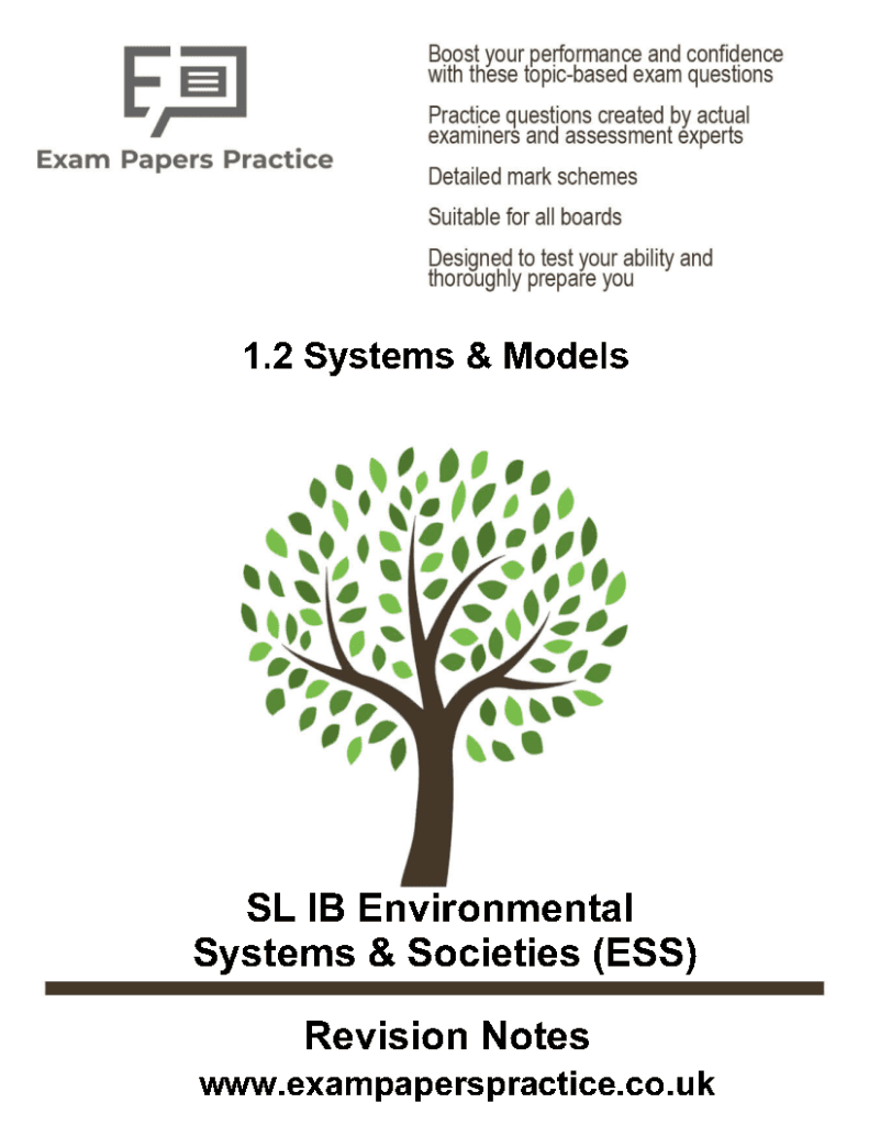 SL IB ESS Revision Notes - Exam Papers Practice For GCSE, IGCSE, AS, A ...