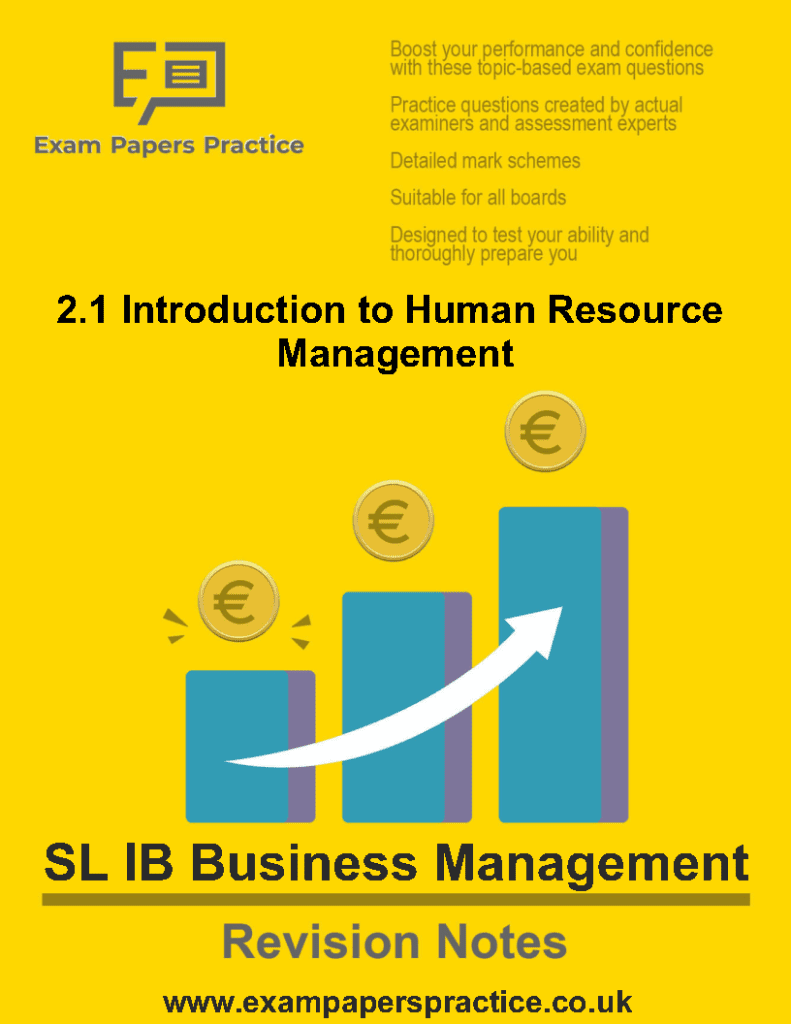 SL IB Business Management Revision Notes - Exam Papers Practice For ...