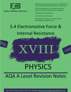 A-Level CIE Physics Revision Notes | Study & Ace Your Exams