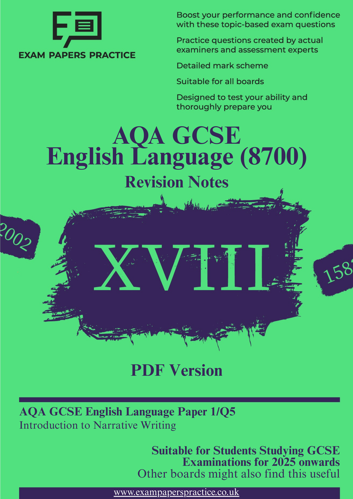 AQA GCSE English Language 8700 Past Paper - Exam Papers Practice For ...