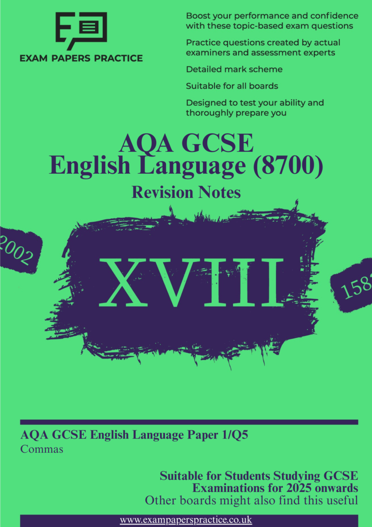 AQA GCSE English Language 8700 Past Paper - Exam Papers Practice For ...