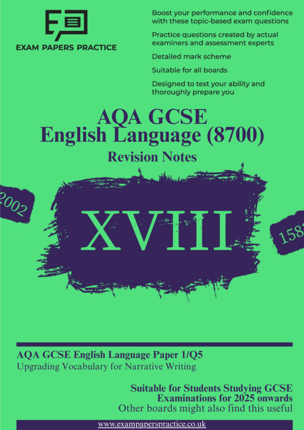 GCSE AQA English Language (8700) Revision Notes
