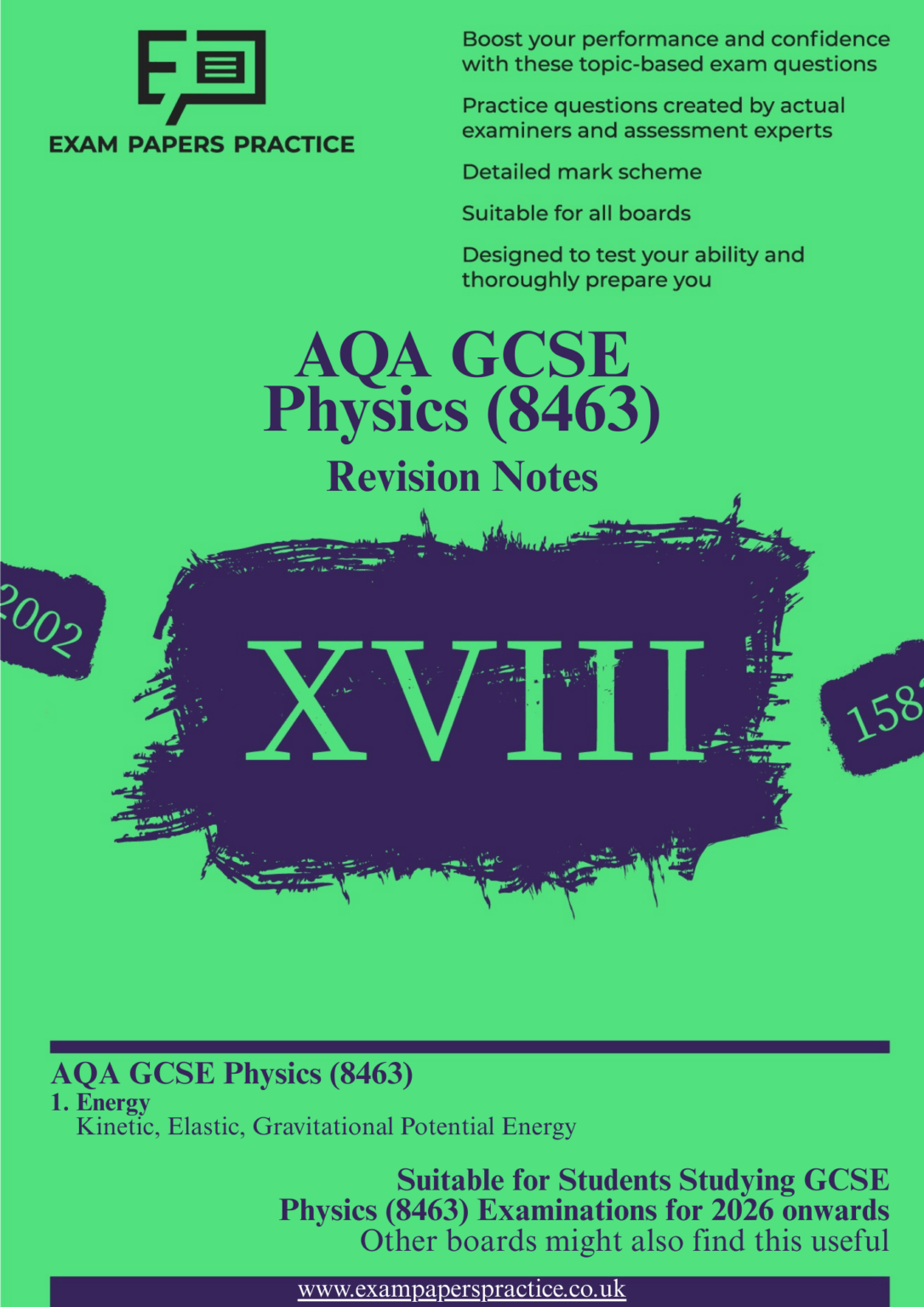 AQA GCSE Physics (8463) Revision Notes | Exam Papers Practice