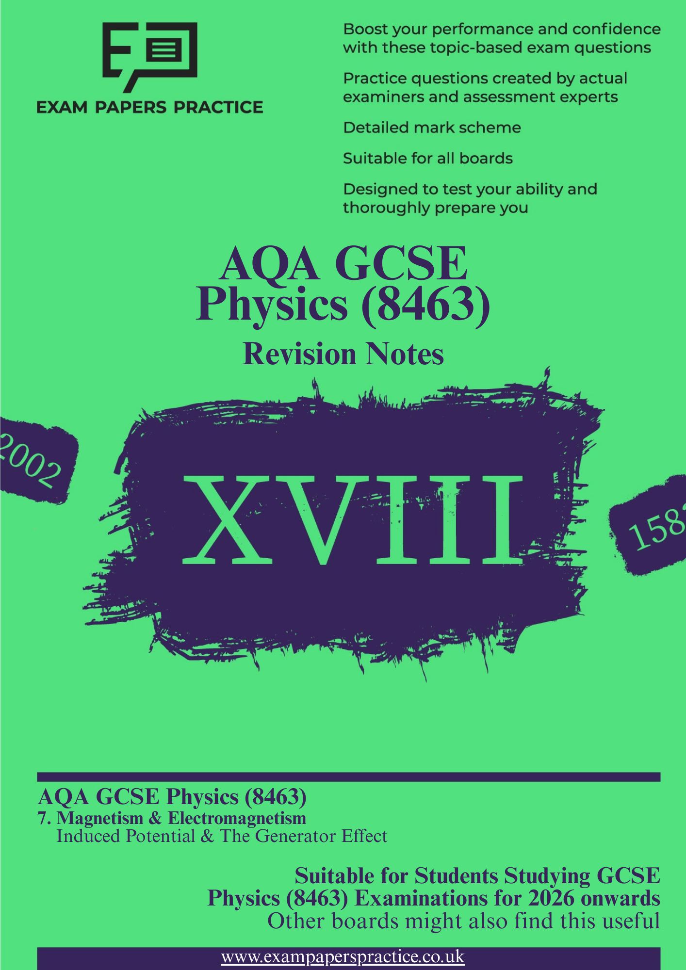 AQA GCSE Physics (8463) Revision Notes | Exam Papers Practice