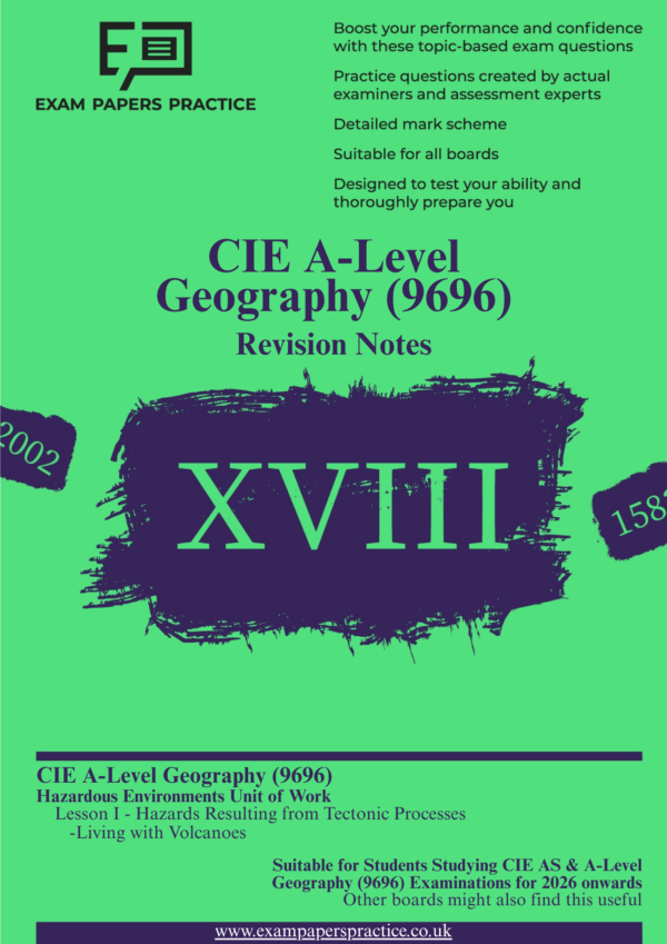 CIE A-Level Geography (9696) Revision Notes