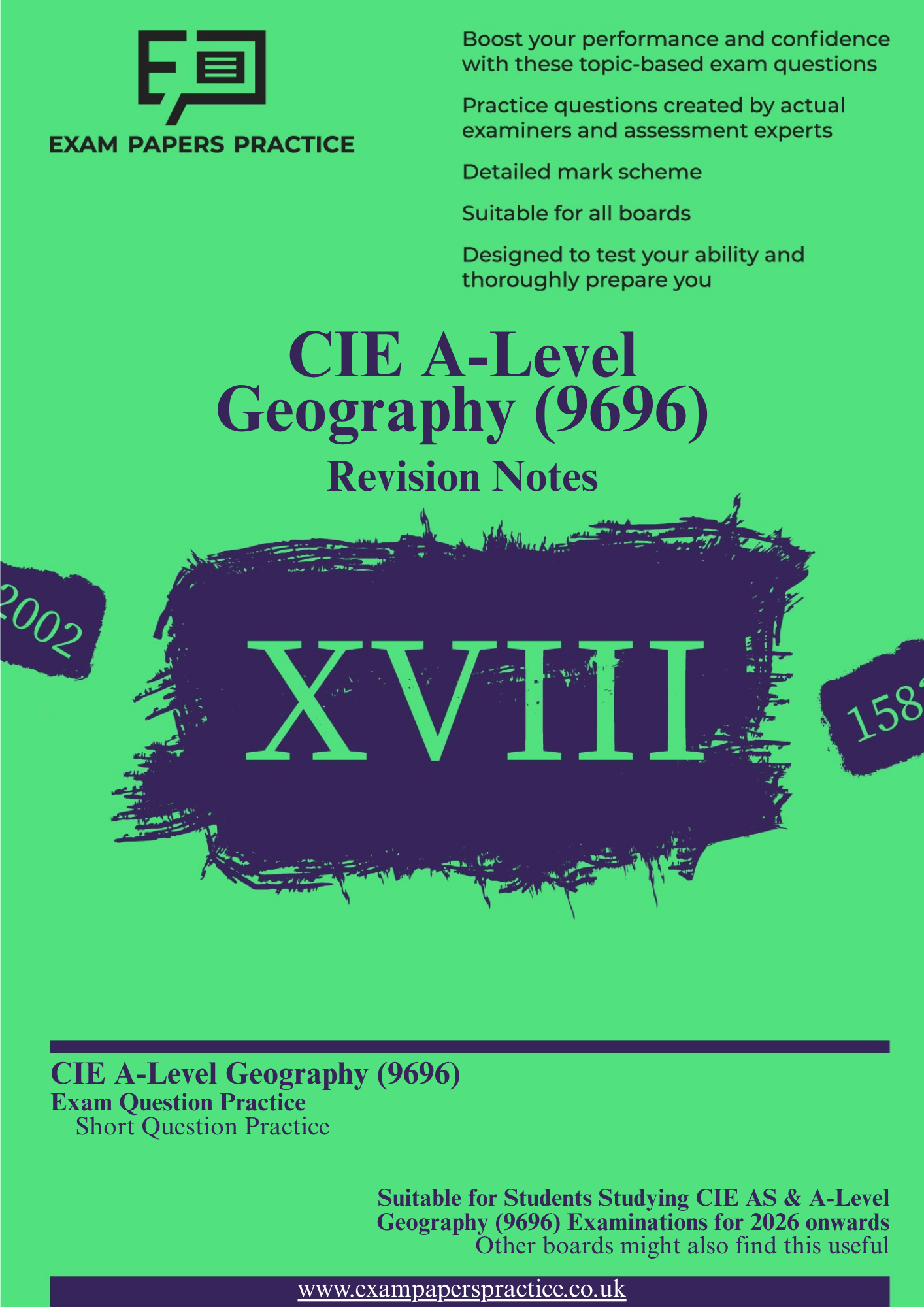 CIE A-Level Geography (9696) Revision Notes