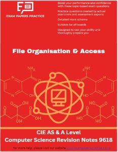 A-Level CIE Computer Science (9618) Revision Notes