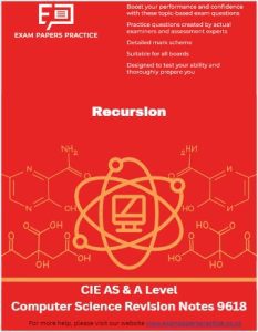 A-Level CIE Computer Science (9618) Revision Notes