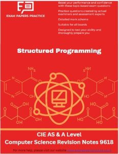 AS-Level CIE Computer Science (9618) Revision Notes