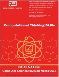 AS-Level CIE Computer Science (9618) Revision Notes