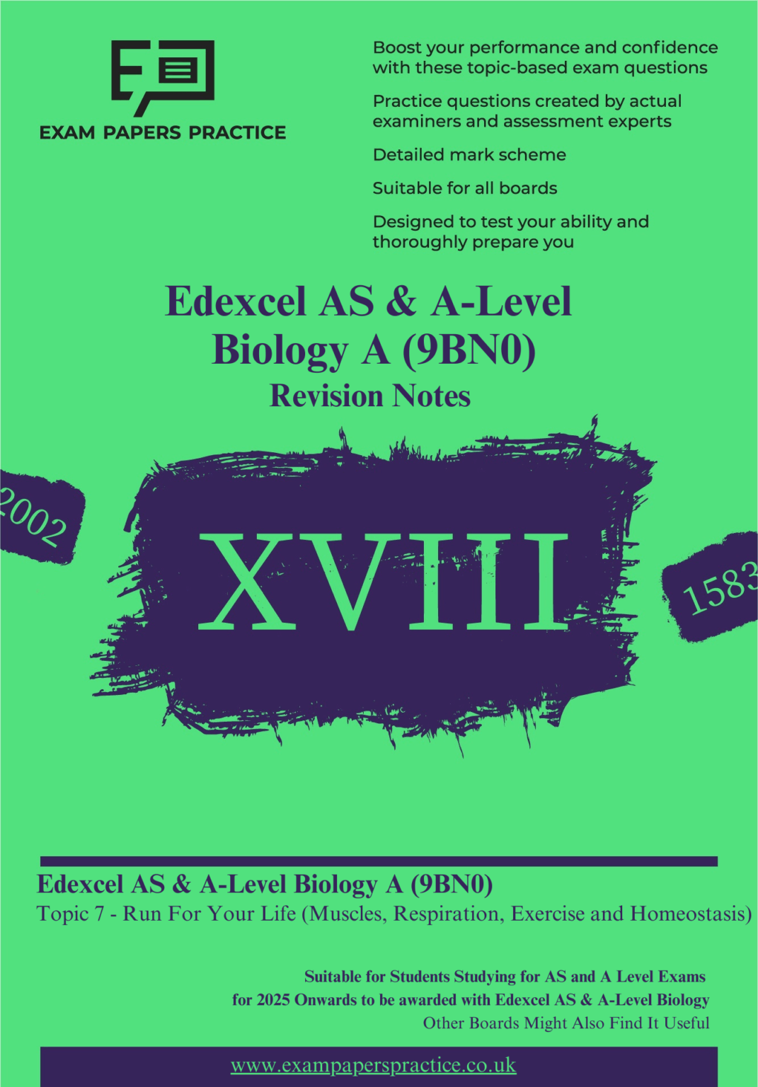 Edexcel A-Level Biology A (9BN0) Revision Notes