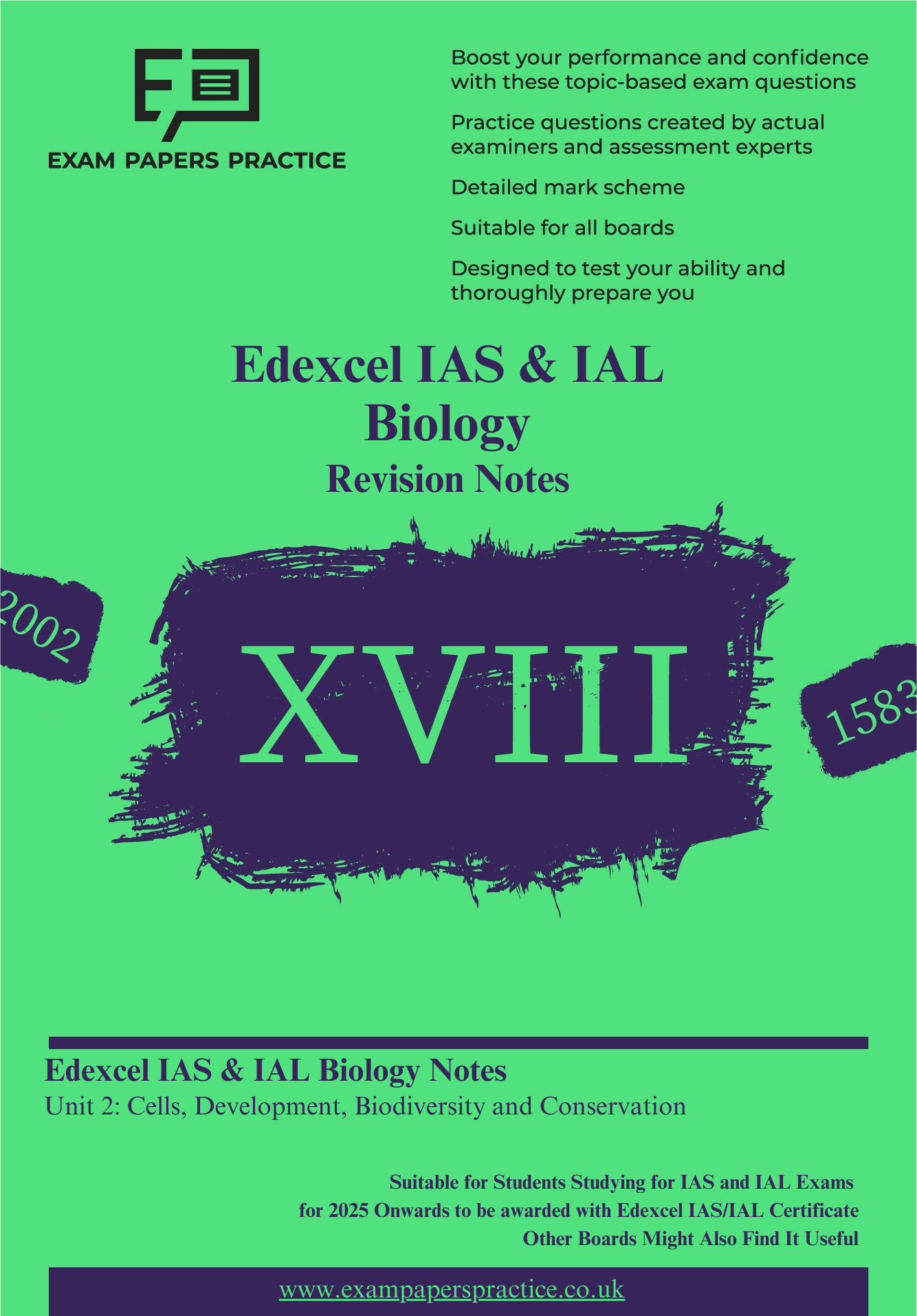 Edexcel IAL Biology Revision Notes | Easy Exam Revision!