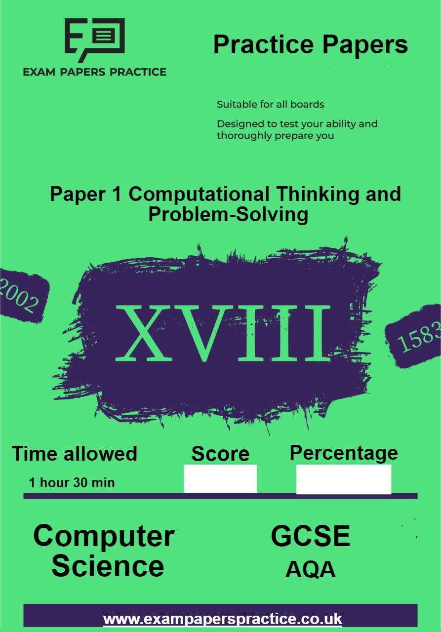 GCSE AQA Computer Science (8525) Practice Papers