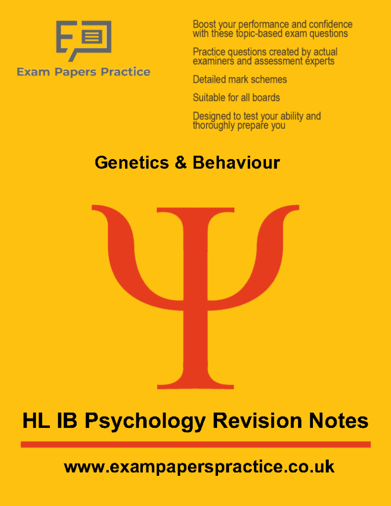 HL IB Psychology Revision Notes | Exam Papers Practice For GCSE, IGCSE ...