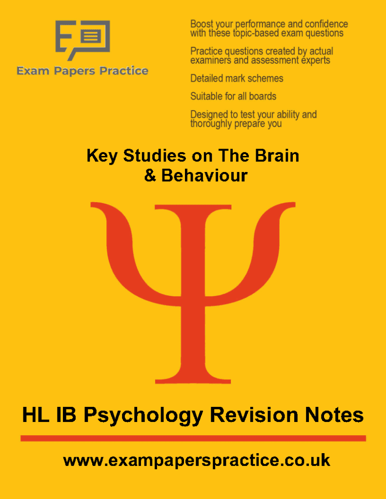 HL IB Psychology Revision Notes | Exam Papers Practice For GCSE, IGCSE ...