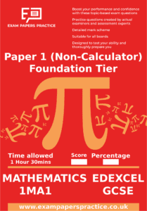 Edexcel GCSE Mathematics (1MA1) Practice Papers