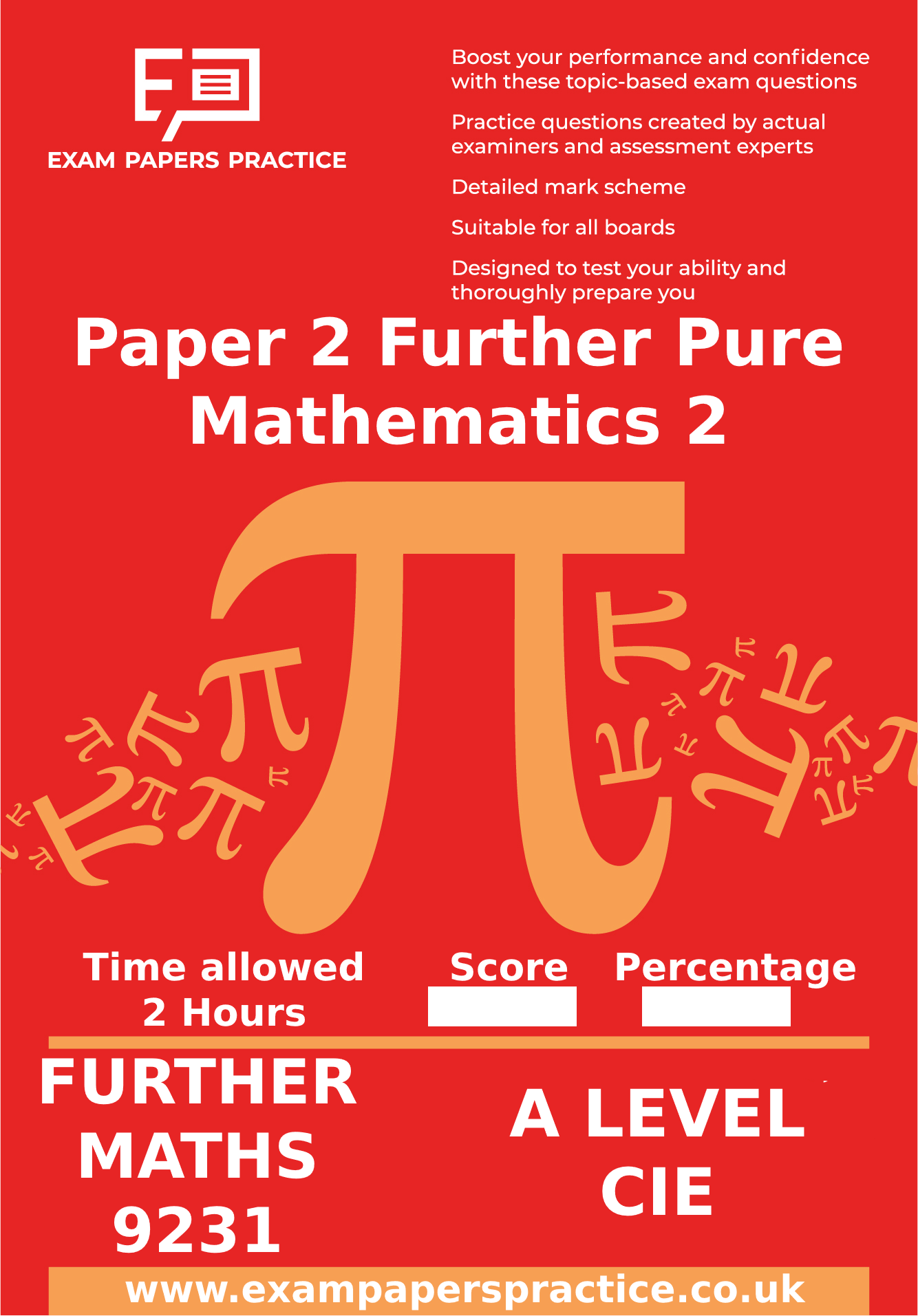 CIE A-Level Further Mathematics 9231 Practice Papers