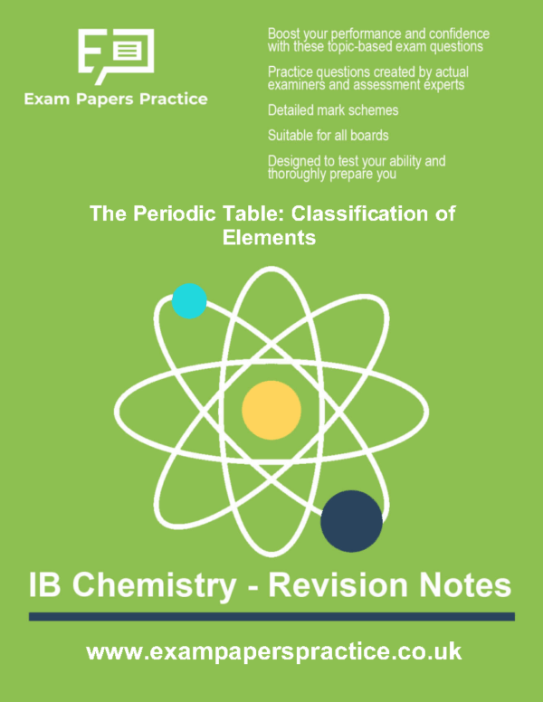 IB Chemistry SL Revision Notes - Practice Now!