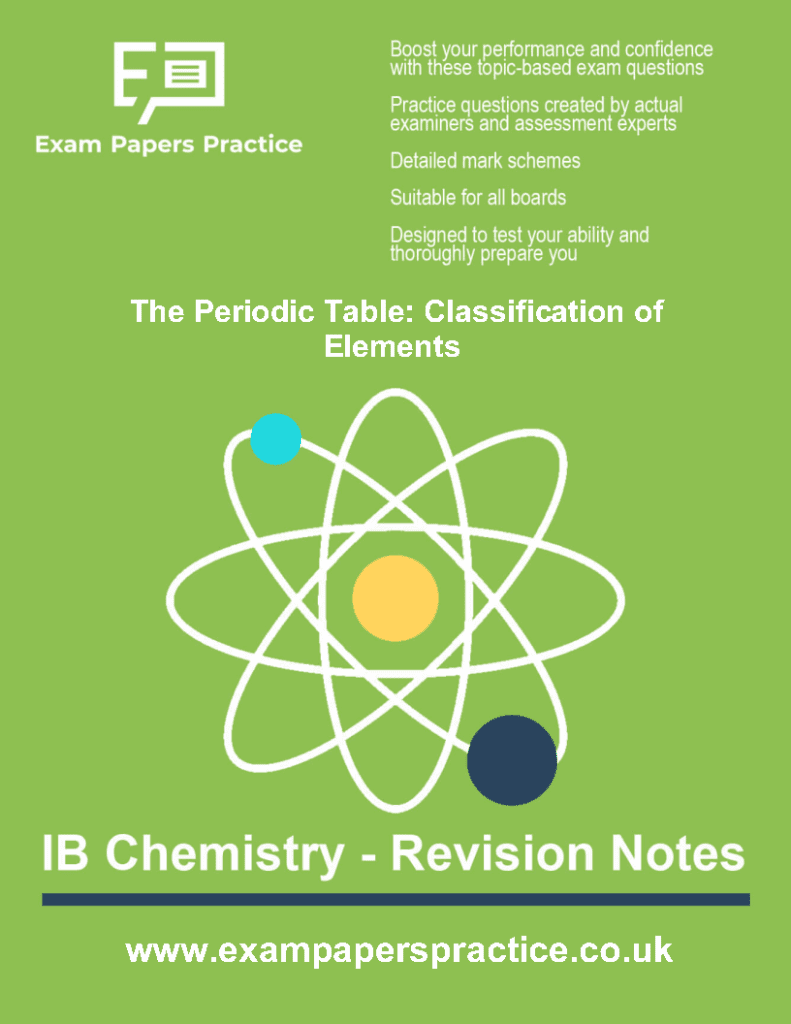 IB Chemistry SL Revision Notes - Practice Now!