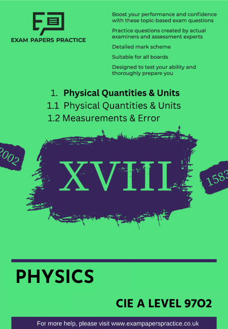 A Level CIE Physics Revision Notes Exam Papers Practice For GCSE, IGCSE ...