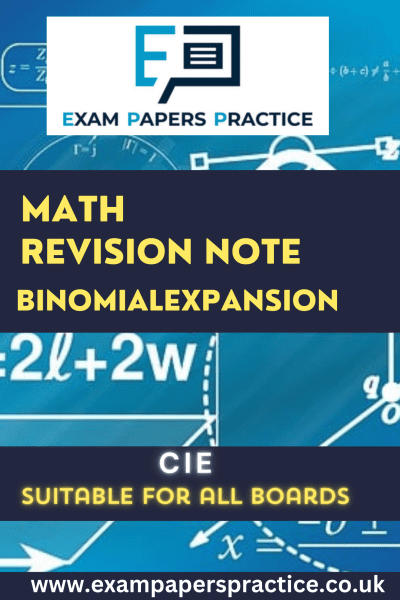 CIE A Level Maths Revision Notes | Exam Papers Practice For GCSE, IGCSE ...