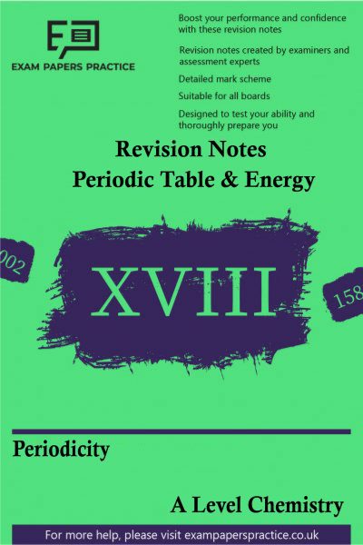 OCR A Level Periodic Table & Energy Revision Notes