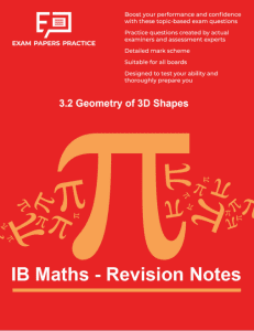 DP IB Mathematics (Analysis & Approaches) HL Revision Notes